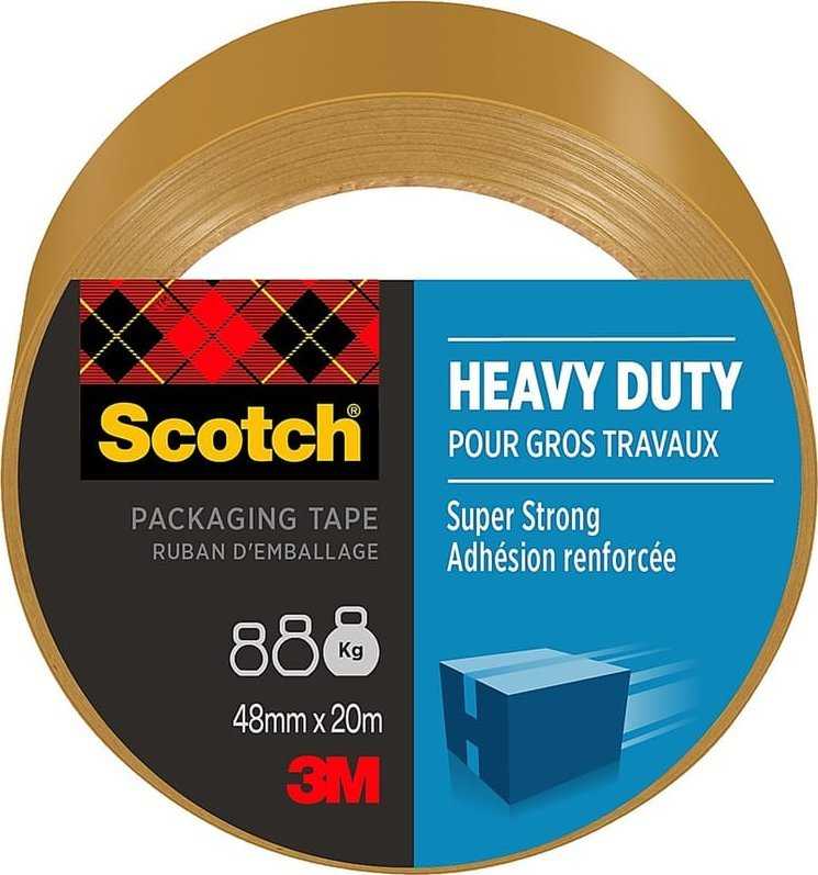 Scotch SCOTCH® Heavy Duty pakavimo juosta, 48 mm x 20,3 m, 1 vnt, ruda ...
