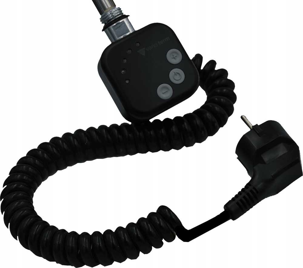 Vonios radiatorius Alkotest ŠILDYTUVAS 0,6KW 600W SU TERMOSTATAS Juodas ...