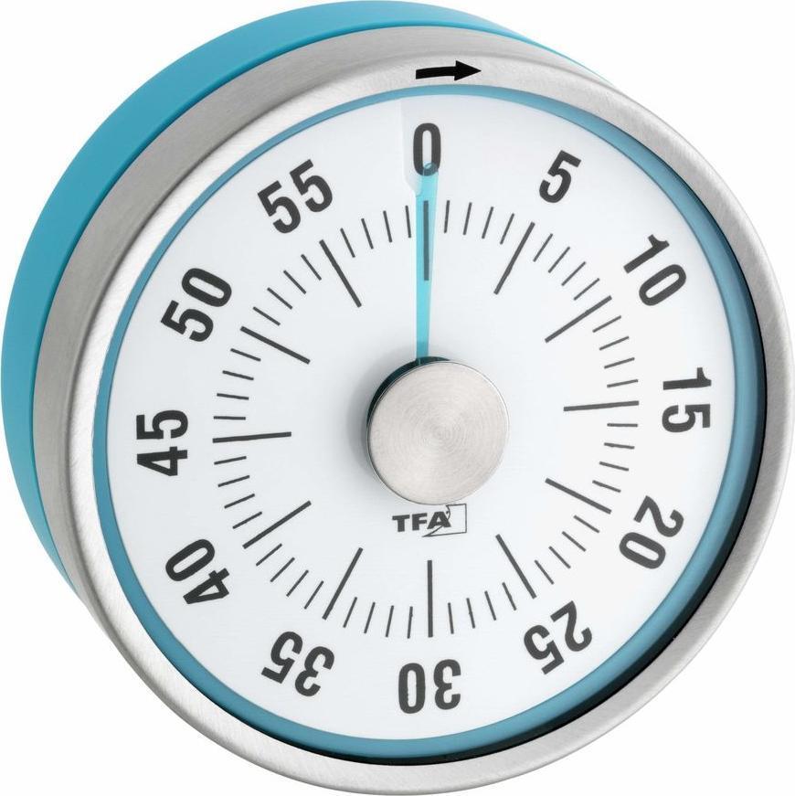 Minutnik TFA TFA 38.1028.20 Turquoise Puck Kitchen Timer, modelis - 38. ...