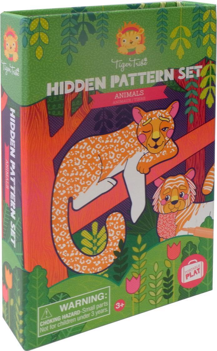 Tiger Tribe Paslėptų raštų spalvinimo rinkinys "Gyvūnai", žema kaina | Varle.lt