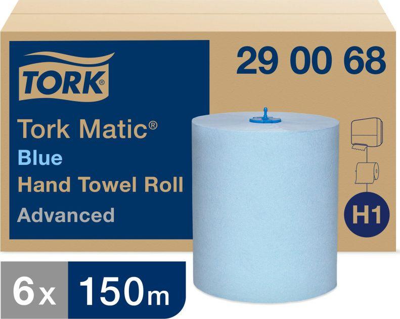 Popieriniai rankšluosčiai Tork Matic Soft Mėlyna Advanced H1 (290068 ...