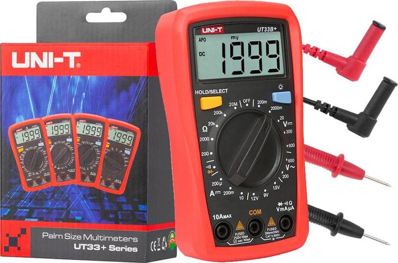 Universalus multimetras Uni-T UT33B+, modelis - ‎UT33B+/MIE0326, žema ...