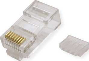 Vertė VALUE RJ-45 jungtis kat. 6 / 6A UTP, 100 vnt, žema kaina | Varle.lt