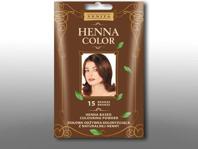 Dažai-skalavimo priemonė Venita Henna Color, žolelių su natūralia chna ...