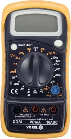 Vorel VOREL MIERNIK ELEKTRYCZNY Daugiafunkcinis CYFROWY T81773, modelis ...
