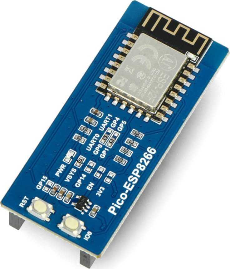 ESP8266 WiFi modulis, skirtas Raspberry Pi Pico - Waveshare 20182, modelis - AN-20094, žema ...