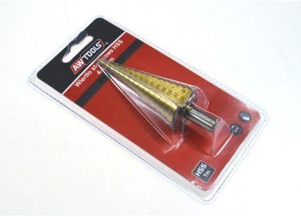 Grąžtas AW-Tools AWTOOLS grąžtai STOPNIOWE HSS-TIN / 4-32mm, modelis ...