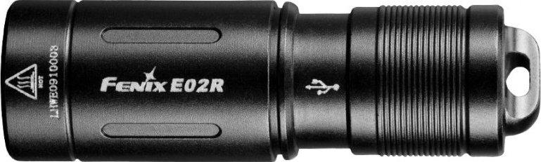 Fenixlight Limited China LED žibintuvėlis Fenix E02R Juodas, modelis - FNX E02R BK, žema kaina ...