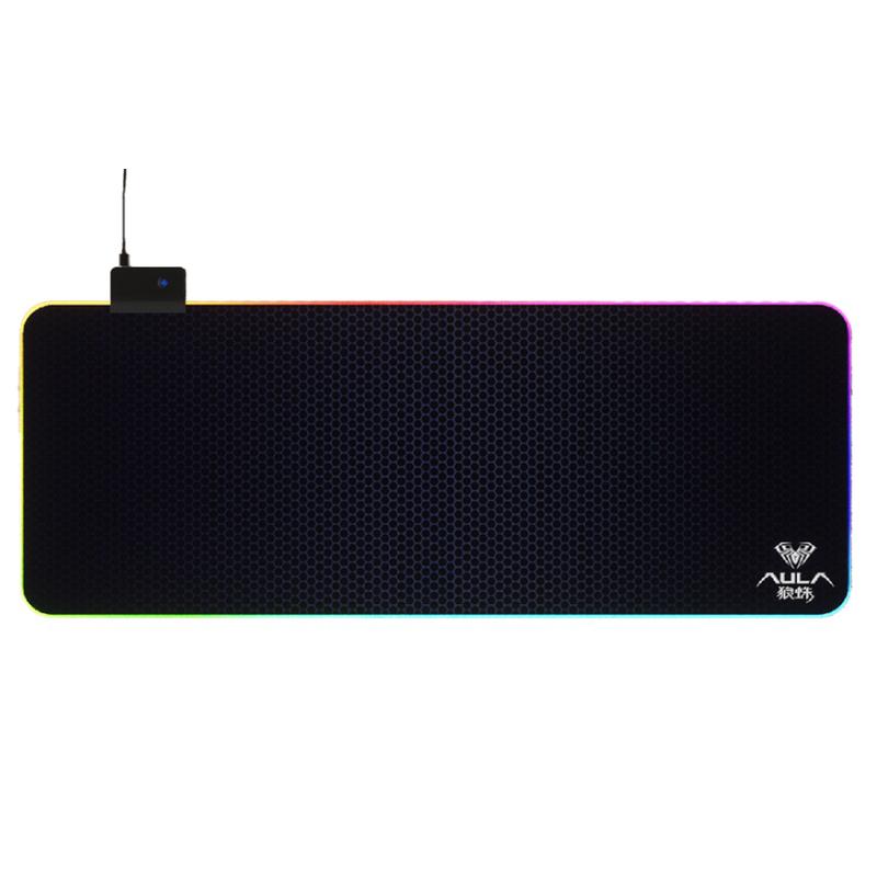 Aula F-X5 Large Pelės kilimėlis žaidimams su RGB 14 režimų šviesos ...