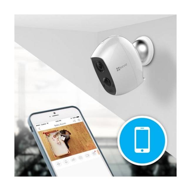 Belaidė Wi-Fi kamera C3A, 1080p, su baterija 5500mAh, Micro SD iki ...