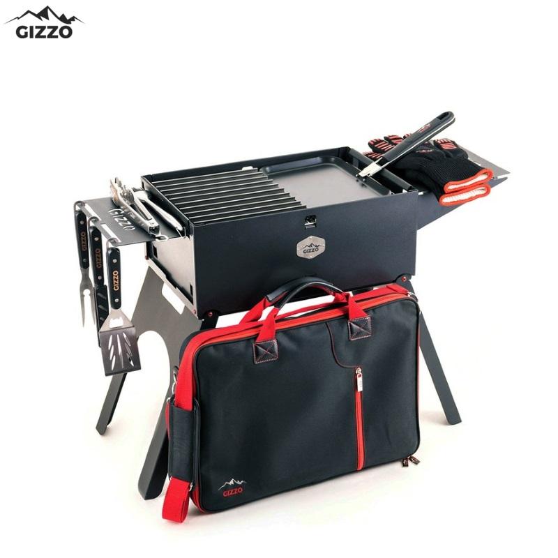 Gizzo Grilis Skewer Set - sulankstoma lauko kepsninė, modelis - GI ...