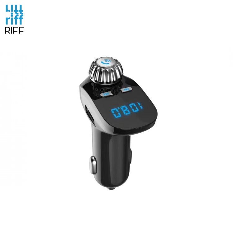 Riff G95 Car FM Bluetooth 5.0 Transmitter with x2 USB / Micro SD slot ...