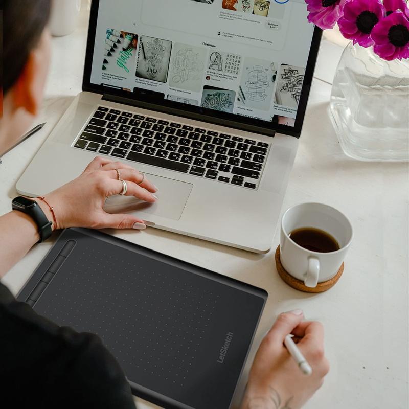 Vson Letsketch WP9625 Bluetooth skaitmeninis piešimo grafinis planšetinis kompiuteris su ...