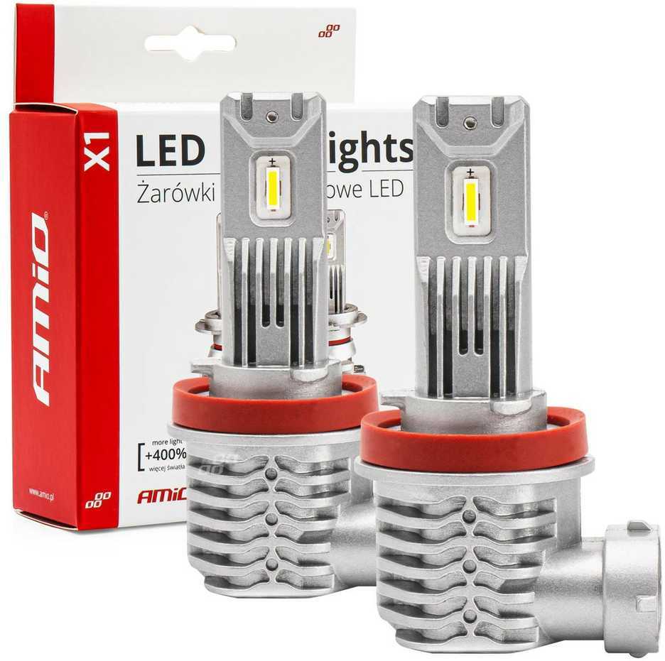 LED lemputė H8 / H9 / H11 X1 Series AMiO, žema kaina | Varle.lt