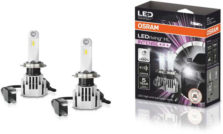 LED OSRAM H7 H18 lemputės LEDriving® HL| Intense +350%, žema kaina ...