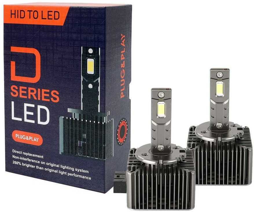 Autoreka D1S LED lemputės 2vnt. 7000lm +260% CANBUS, žema kaina | Varle.lt