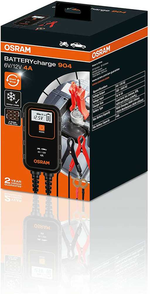 Osram įkroviklis BATTERYcharge 904 | OEBCS904, žema kaina | Varle.lt