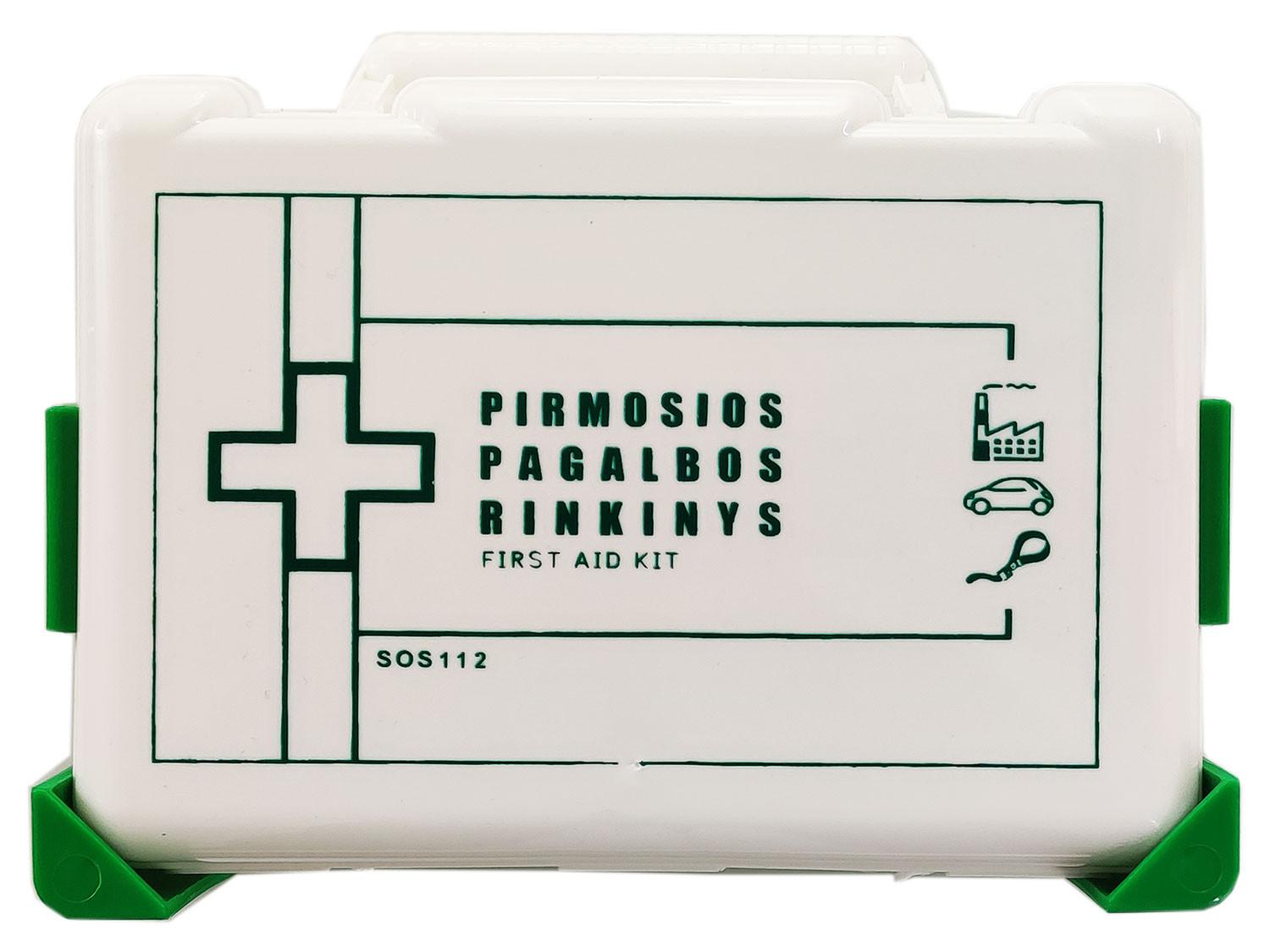 Pirmosios pagalbos rinkinys LT BDL su laikikliu, žema kaina | Varle.lt