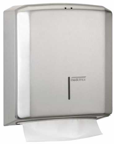 Mediclinics papīra dvieļu turētājs, matēts nerūsējošais tērauds AISI ...