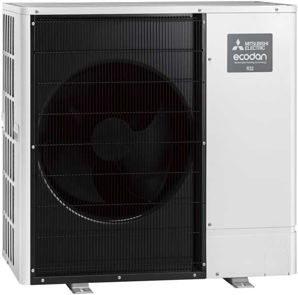 Mitsubishi Electric gaiss-ūdens siltumsūknis Mitsubishi Zubadan ārējais ...