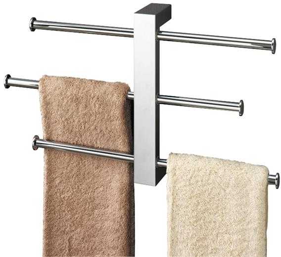 RACK WITH 3 SLIDING TOWEL RAIL, modelis - 7630-13, žema kaina | Varle.lt