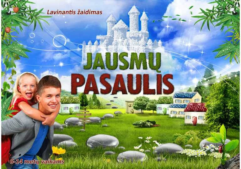 PIO Lavinamasis stalo žaidimas JAUSMŲ PASAULIS, 6+, modelis - (ZUJA ...