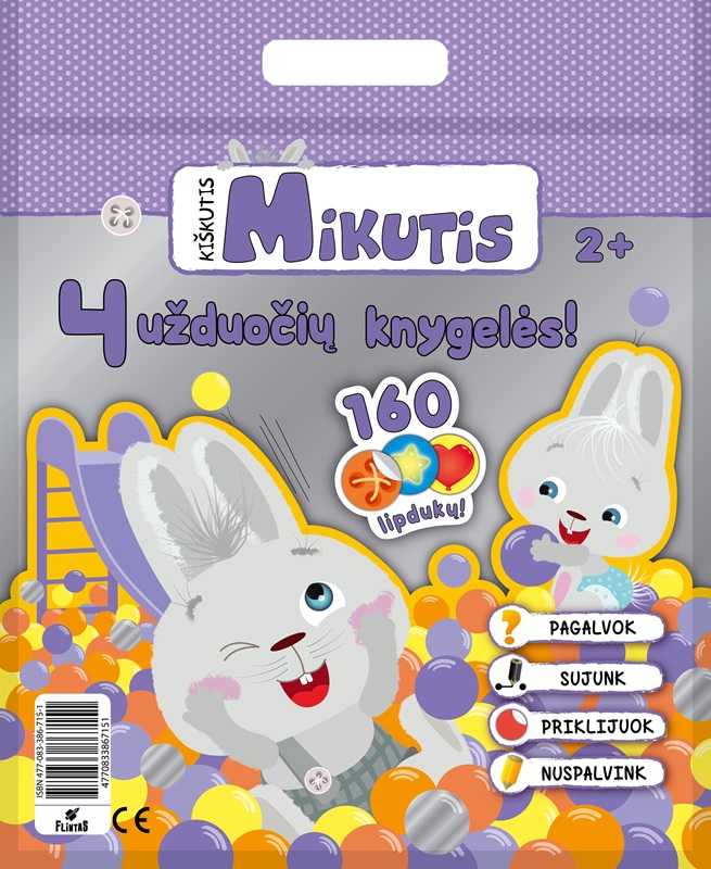 Kiškutis Mikutis. Violetinis rinkinys, žema kaina | Varle.lt