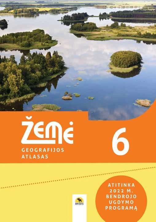 KNYGA Žemė 6. Geografijos atlasas 6 klasei, žema kaina | Varle.lt