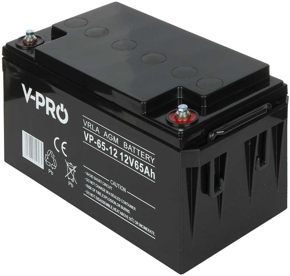 Volt AKUMULIATORIUS 12V / 65AH-VPRO, modelis - 6AKUAGM065, žema kaina ...