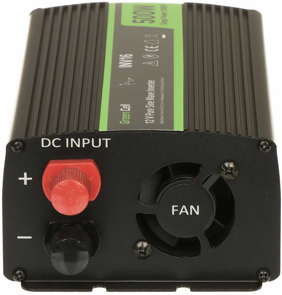 Green Cell Žalias Cell Inverteris 12 / 230V 500W sinusinė išėjimo ...