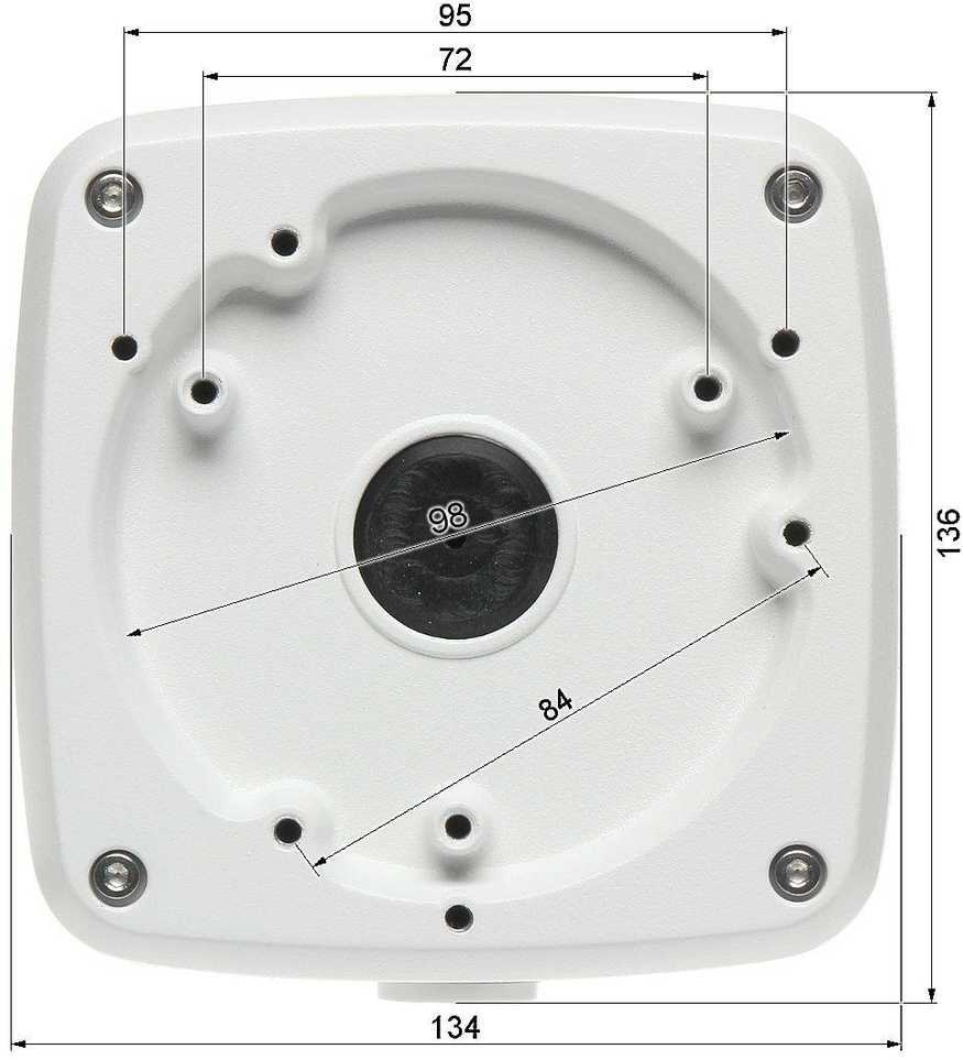 JUNCTION BOX UNIVERSAL / PFA123 DAHUA, modelis - PFA123, žema kaina | Varle.lt