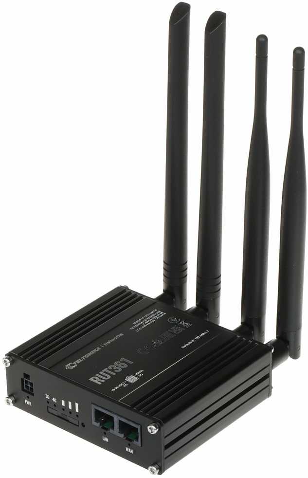 Maršrutizatorius PRIEIGOS TAŠKAS 4G+ LTE +ROUTER RUT361 2.4 GHz 300 ...