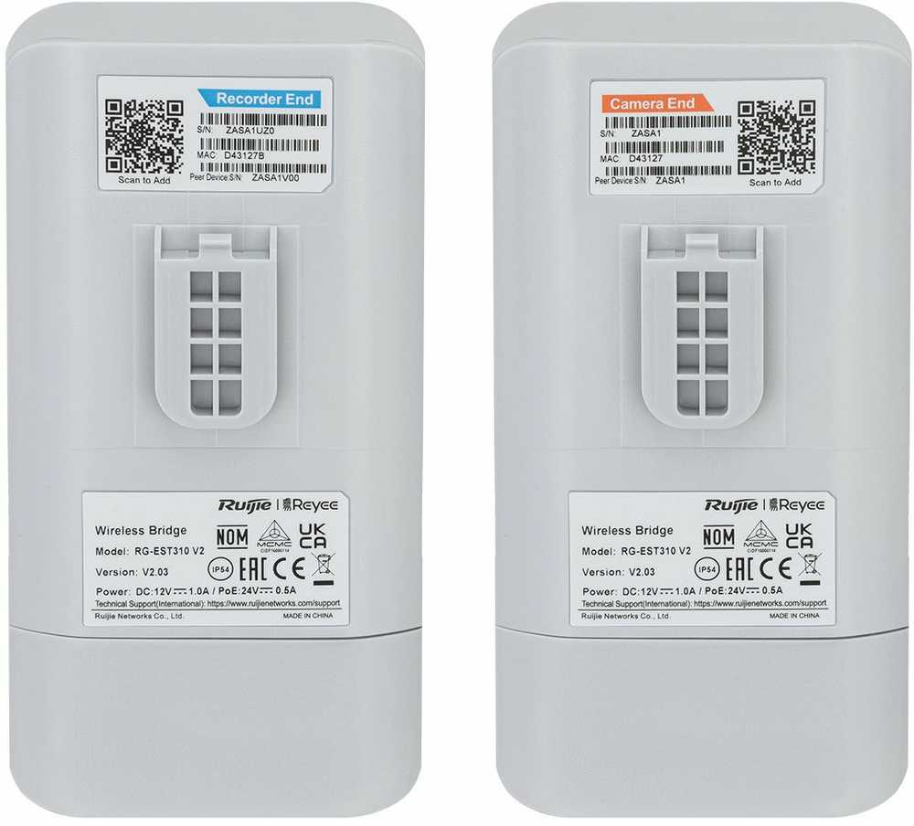 Ruijie WIRELESS WI-FI BRIDGE RG-EST310-V2 Wi-Fi 5, 5 GHz REYEE, modelis ...