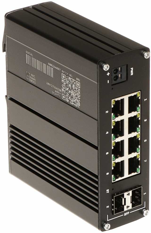 Šakotuvas Teltonika Switch, 8 jungtys | TSW212 | L2 valdoma | Tvirtinama prie sienos | SFP ...