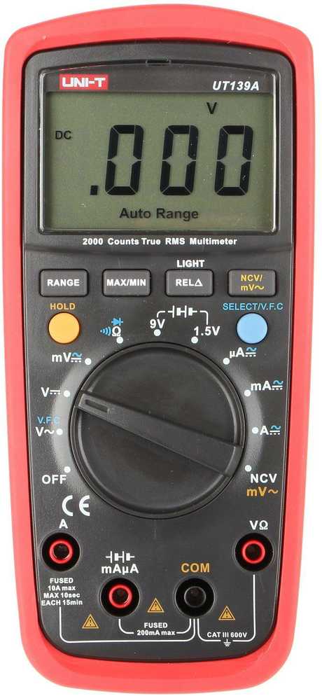 Universalus multimetras UNI-T UT139A, modelis - MIE0154, žema kaina ...