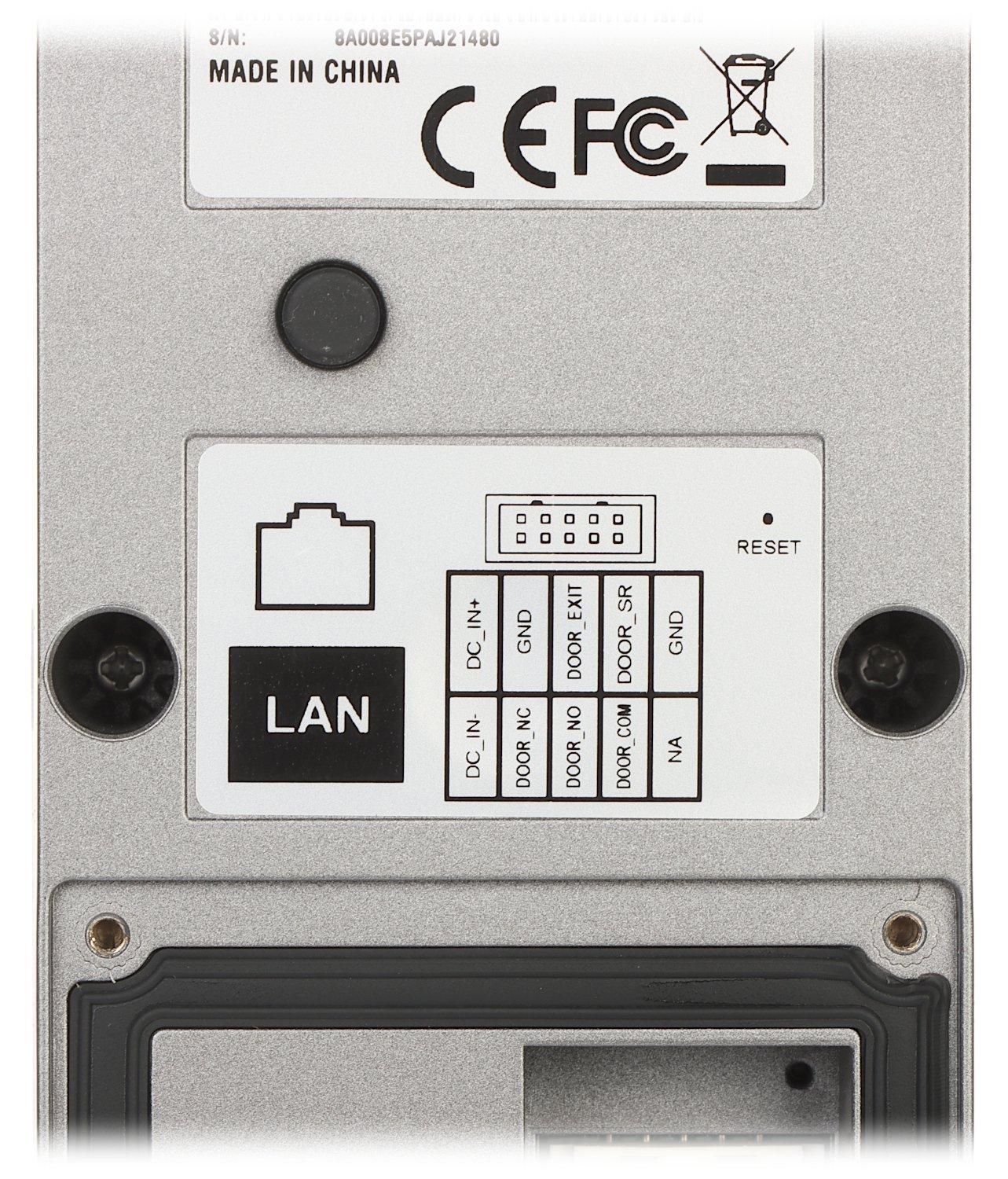 Dahua IP telefonspynės spalvota kamera, 2MP, 110°, SIP, Wi-Fi, IC kortelių skaitytuvas, modelis ...