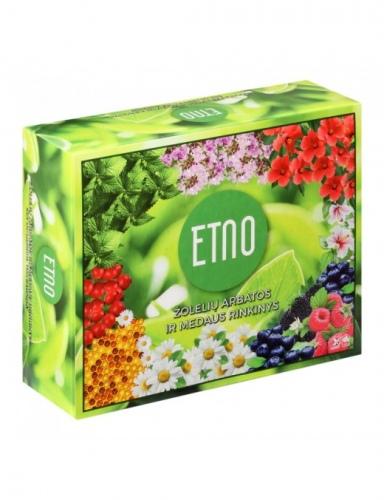 Žolelių arbatos rinkinys ETNO, arbata su medumi, 180 g, žema kaina ...