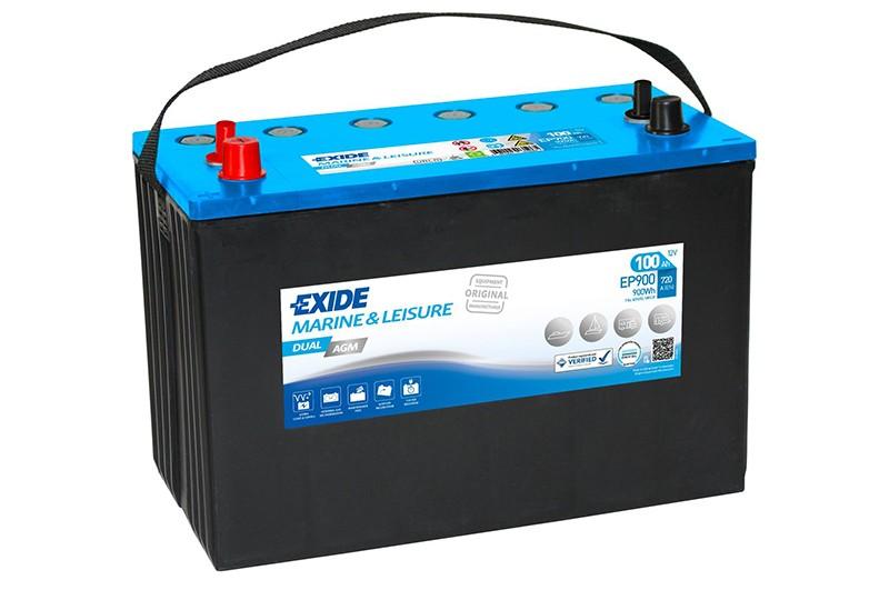 EXIDE DUAL AGM EP900 100Ah 12V akumuliatorius, žema kaina | Varle.lt