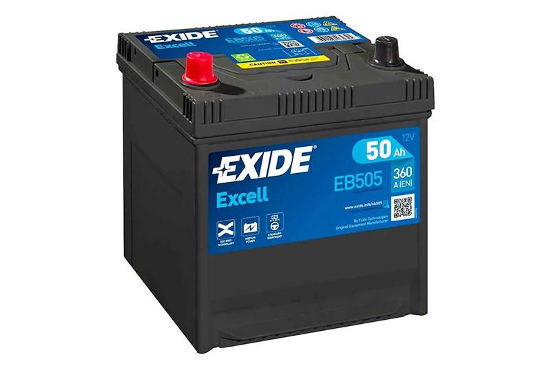 Exide Akumuliatorius 50 Ah 360 A EN 12V, modelis - EB505, žema kaina ...
