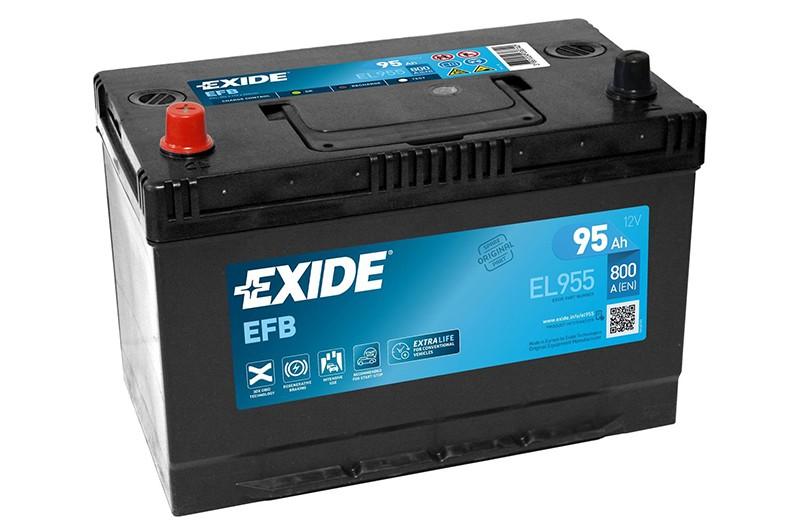 Exide Akumuliatorius 95 Ah 800 A EN 12V, modelis - EL955, žema kaina ...
