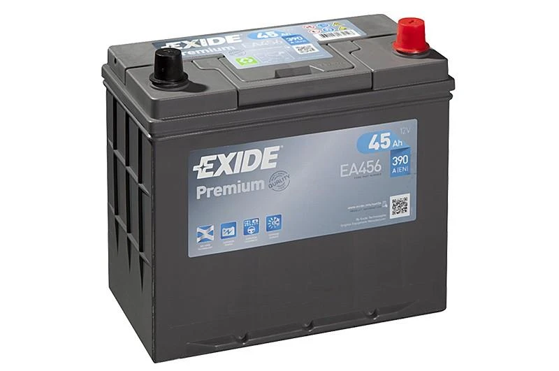 EXIDE EA456 45Ah 390A (EN) 12V akumuliatorius, žema kaina | Varle.lt