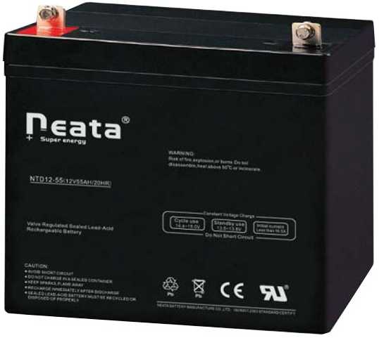 NEATA NTG12-55 GEL 55Ah 12V (M6) akumuliatorius, žema kaina | Varle.lt