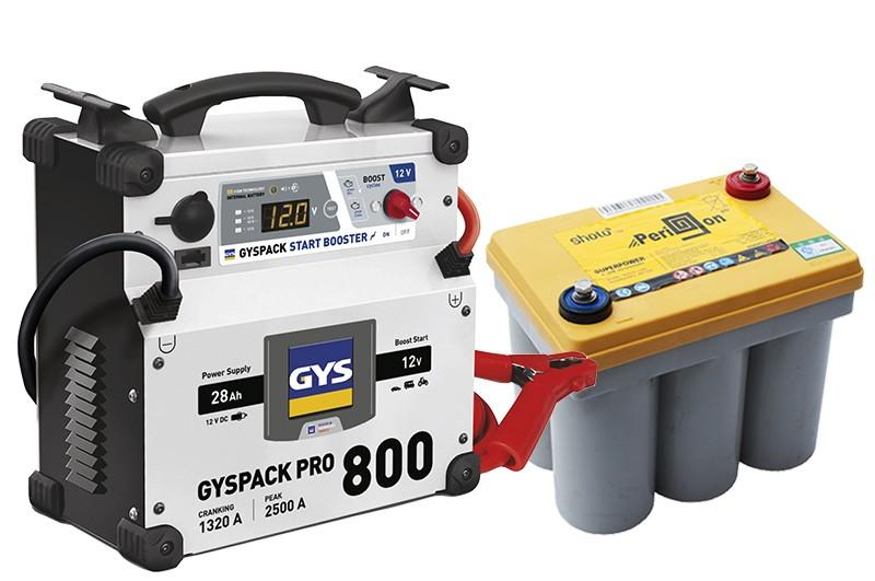 Profesionalus paleidėjas GYSPACK PRO 800 (su AGM Spiral 12V, 28Ah), žema kaina | Varle.lt