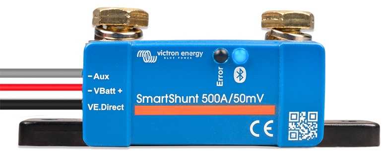 Victron Energy Victron Smart Shunt 500V 50mV IP65 akumuliatoriaus ...