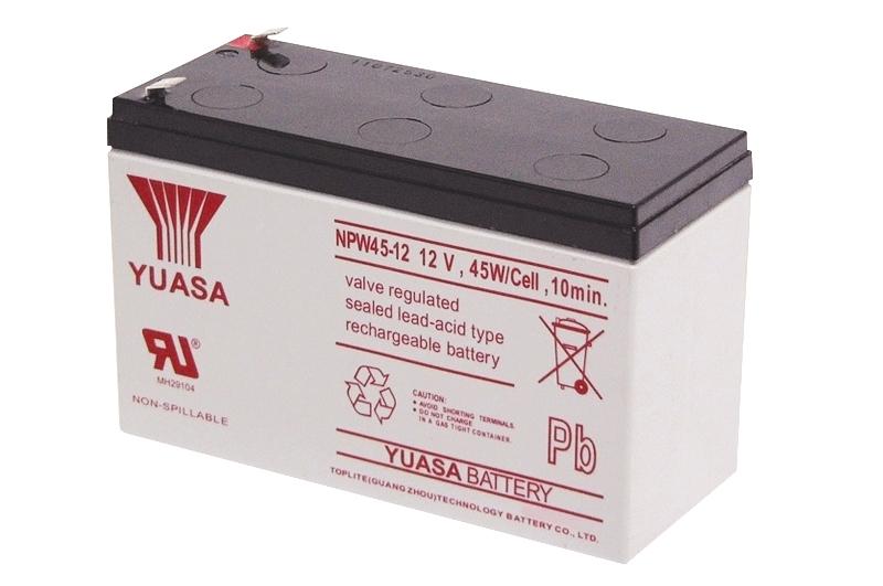 YUASA NPW45-12 12V 45W / celė 7,5Ah AGM VRLA akumuliatorius, žema kaina ...