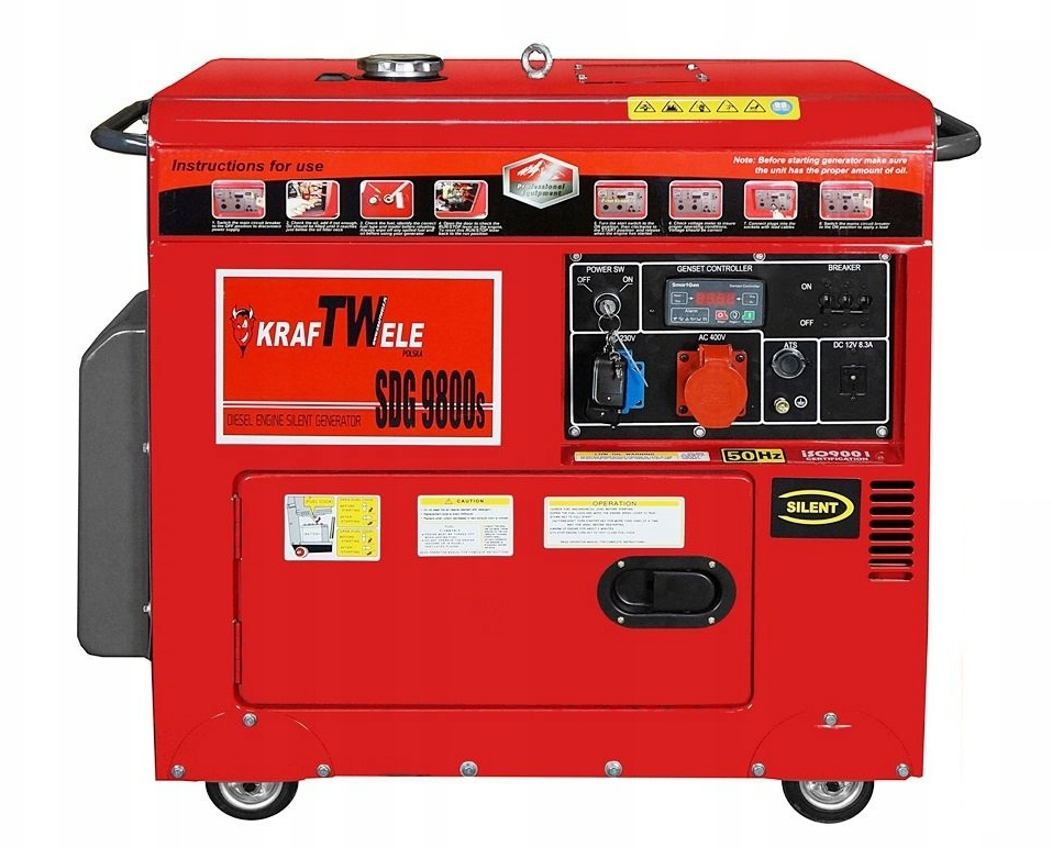 DOUBLE TANK trifazis dyzelinis elektros generatorius, žema kaina | Varle.lt