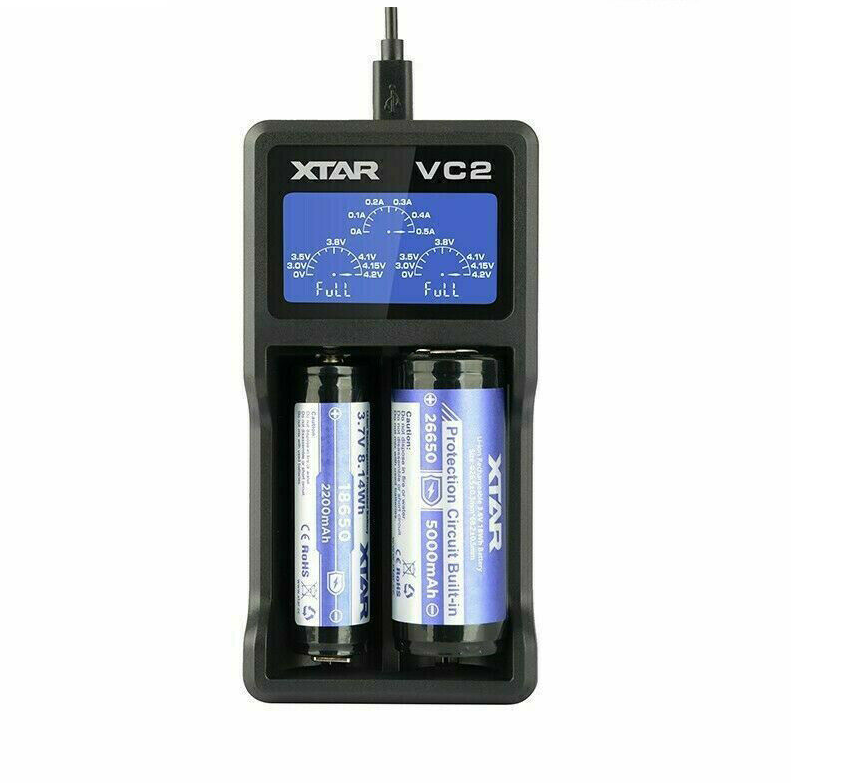 Išmanusis , Li-Ion 2x akumuliatorių įkroviklis, žema kaina | Varle.lt