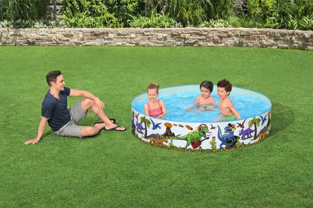 Pagrindai Fill N Fun Pool Dinozaury BESTWAY, modelis - 55022, žema ...