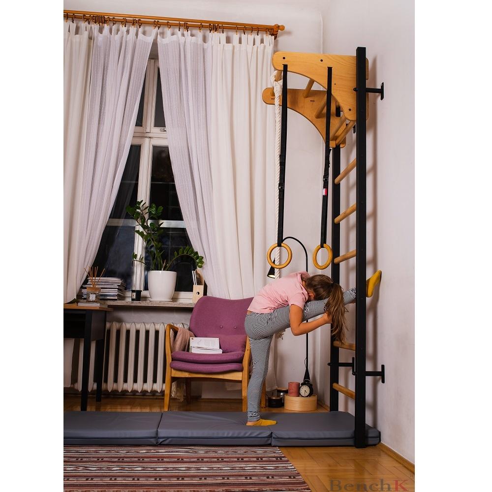 Sporto kompleksas vaikams (gimnastikos sienelė) BenchK 212B 230x67cm, modelis - 211B, žema kaina ...