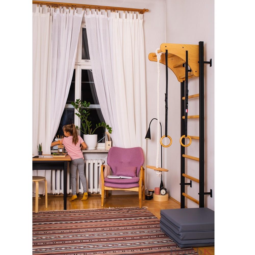 Sporto kompleksas vaikams (gimnastikos sienelė) BenchK 212B 230x67cm, modelis - 211B, žema kaina ...